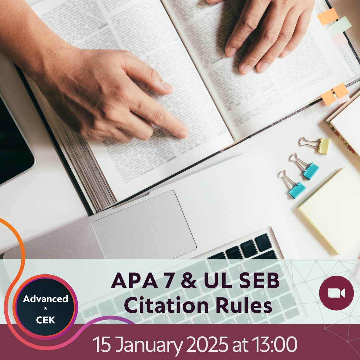 Zoom presentation: Cite & quote according to APA Style & Univerza v ...