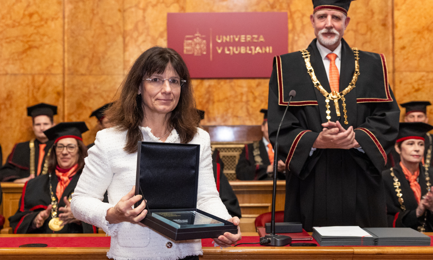 Teden Univerze 2025: Prof. dr. Andreja Cirman prejemnica zlate plakete ...